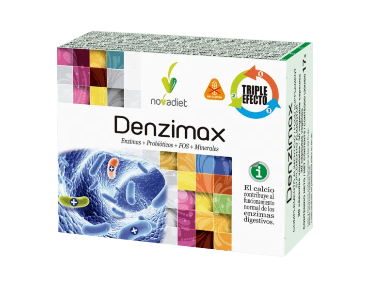 Denzimax ⇨ 30 cápsulas para digestiones pesadas | noVadiet | noVadiet